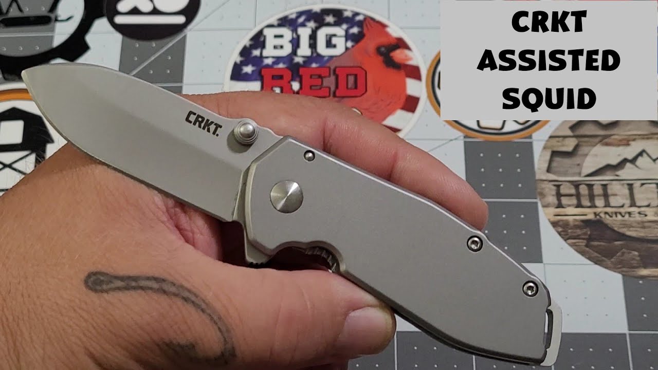 CRKT Squid Assisted Opening 2492 - YouTube
