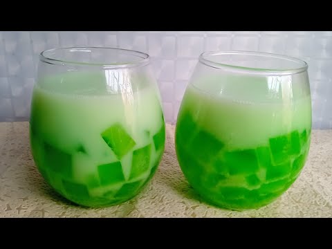 yang jual sampai gak kelihatan padahal cuma air kelapa susu dan jelly