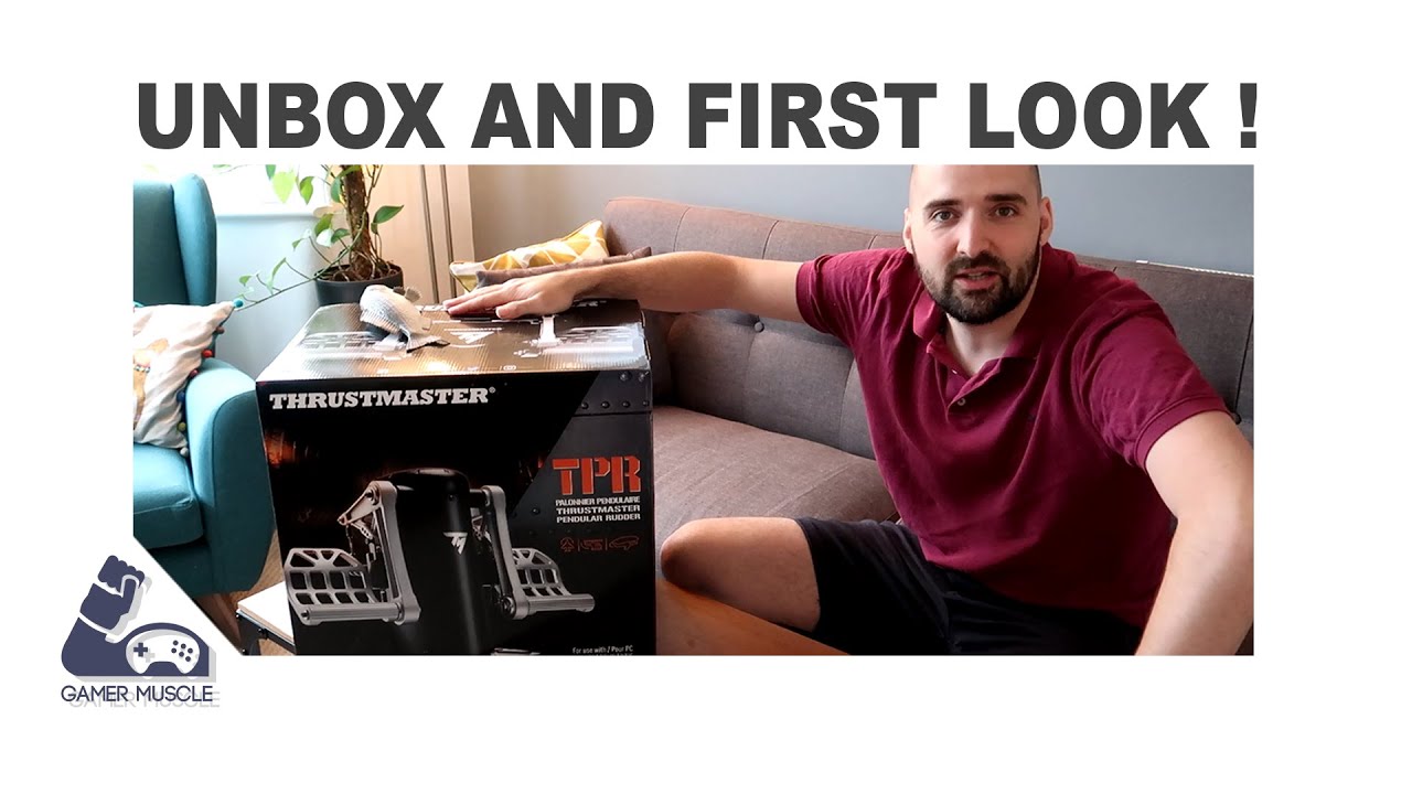 Thrustmaster -TPR Pedal - First Impressions Unbox - YouTube