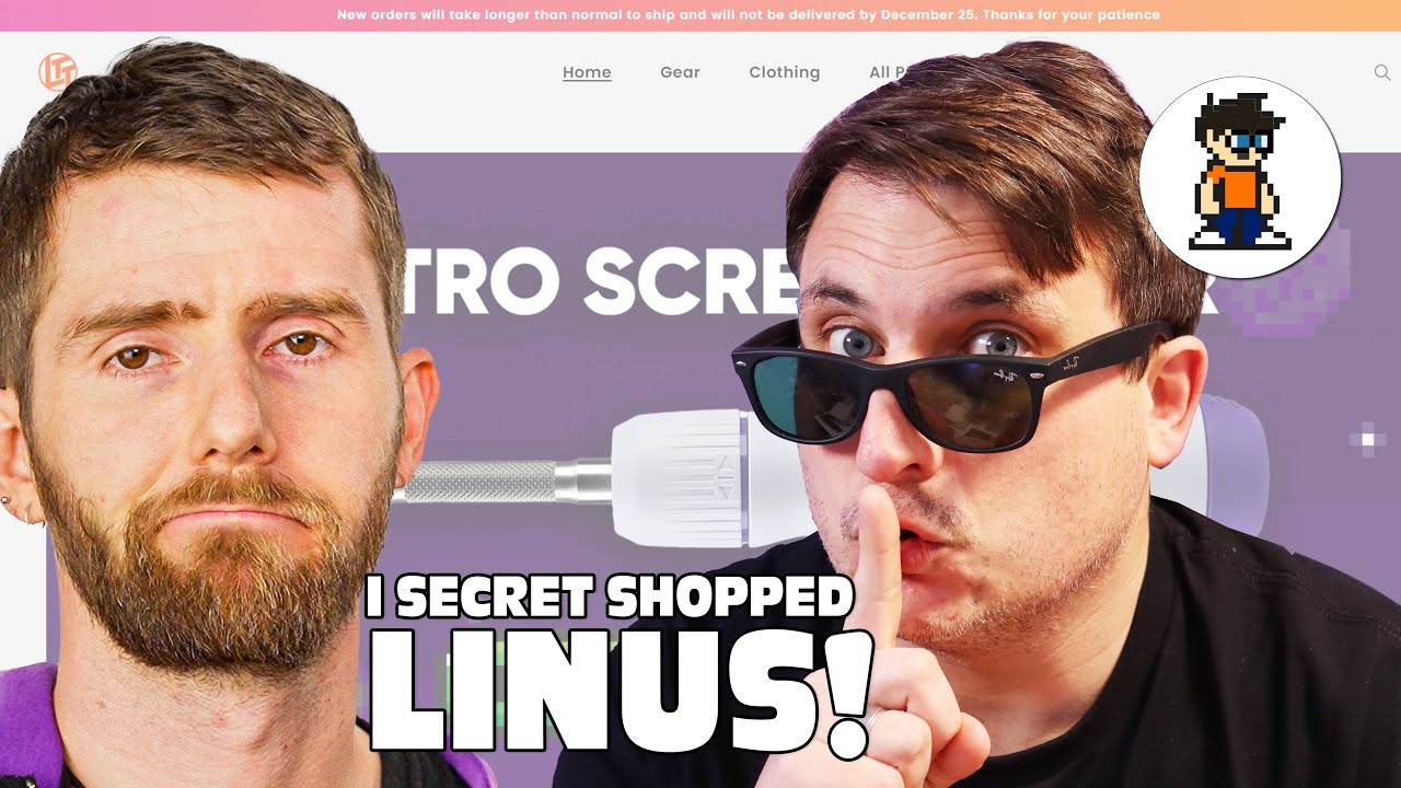 I SECRET Shopped LINUS and the LTT Store! Let's test THEM! Ordering ...