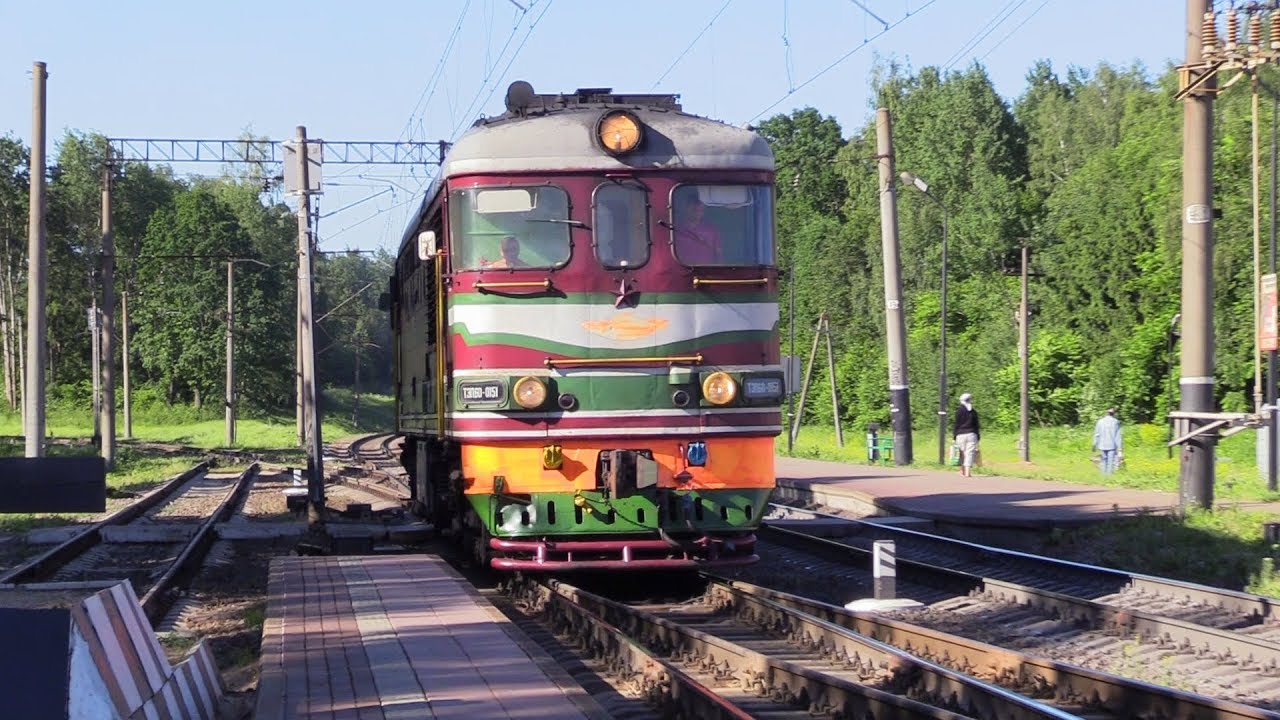Тепловозы ТЭП60-0151 и ТЭП70БС-115 / TEP60-0151 and TEP70BS-115 - YouTube
