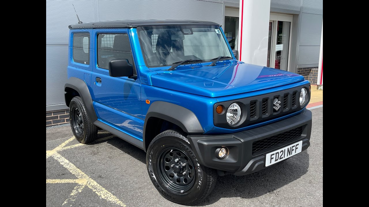 Suzuki Jimny LCV - 2021 Brisk Blue/Black Roof - YouTube