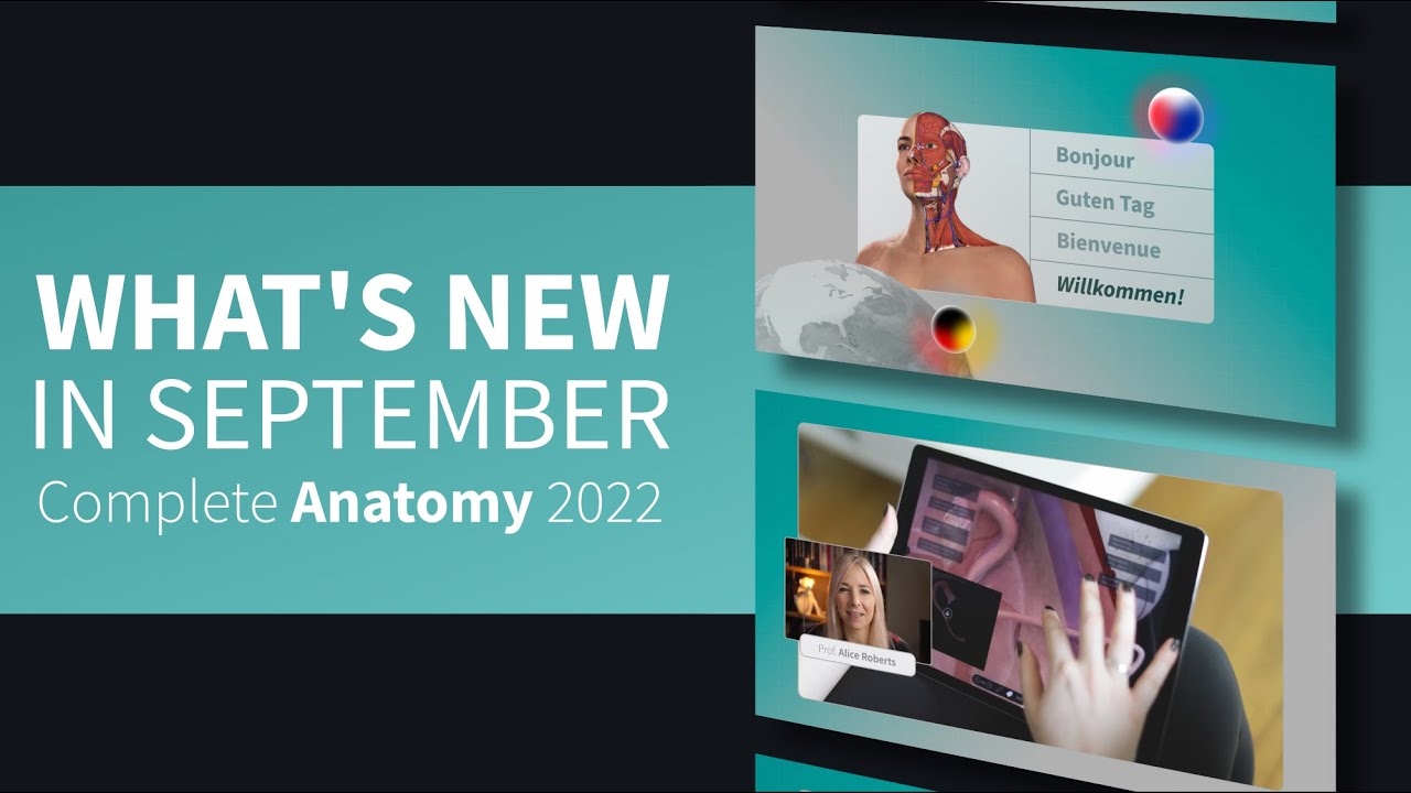 What's new in September: Complete Anatomy 2022 - YouTube