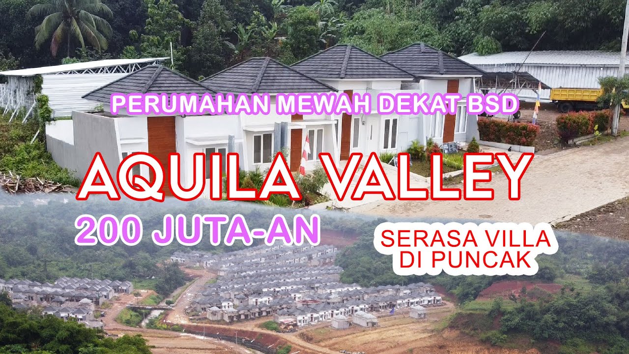 Review by drone "Aquila Valley" Perumahan Mewah dekat BSD - YouTube