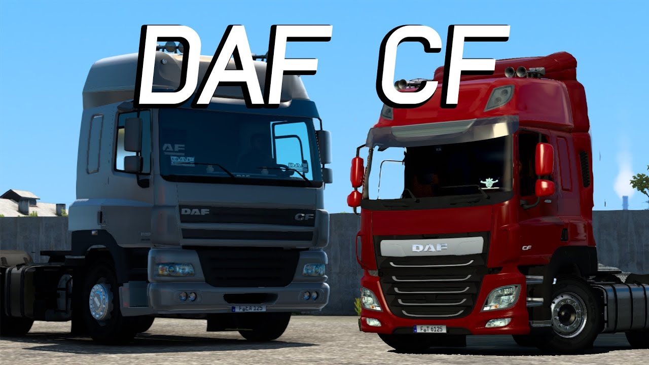 ETS2 | DAF CF (Euro 6) And Glass Trailer [1.42] - YouTube