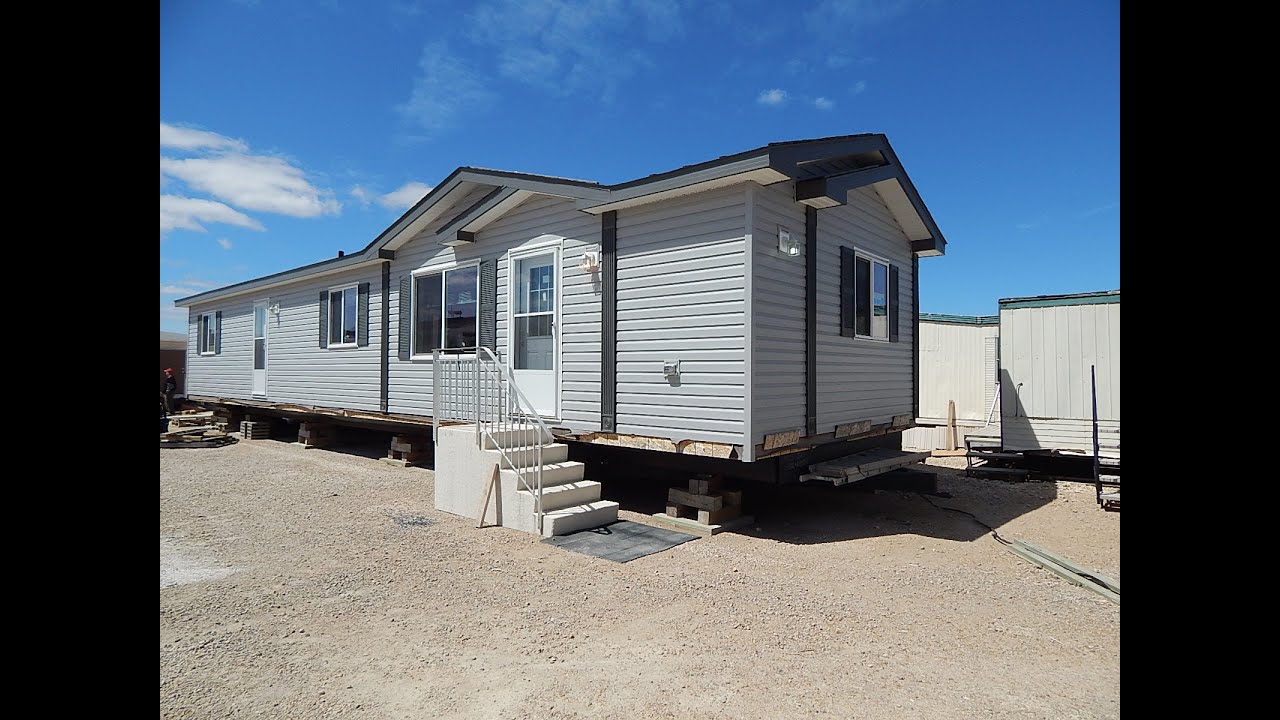Modular mobile home Tour ( 960 sq, ft.) ML-164 2 bedroom 2 bath - YouTube