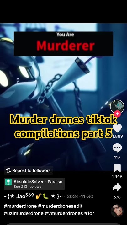 Murder drones tiktok compilation part 5 - YouTube