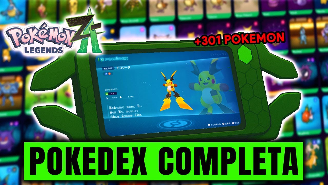 ⚠️ CONFIRMADOS 301 POKÉMON en la PÓKEDEX de LEYENDAS ZA ¡La LISTA ...