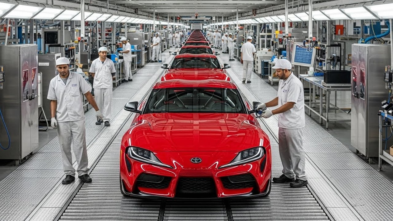 Inside the Toyota GR Supra MK-5 Factory – How the Supra Is Built Step ...