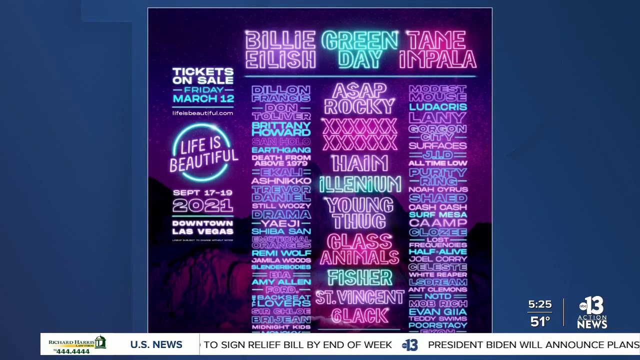 Life is Beautiful 2021 Las Vegas lineup released - YouTube
