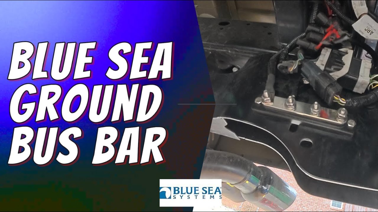Blue Sea Bus Bar mounted on 2023 F250 - YouTube