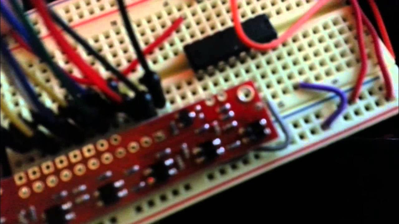 Arduino QTR-8RC - YouTube