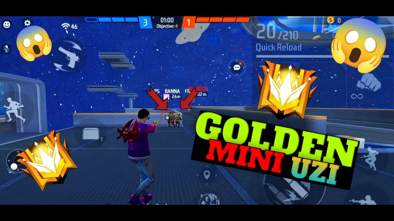 🔥GOLDEN MINI UZI | HAEDSHOT 🔥 - YouTube