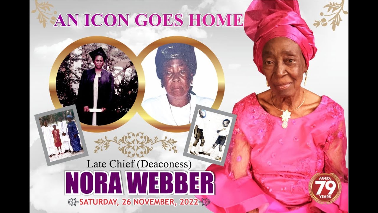 Late Chief Nora Webber Funeral - YouTube