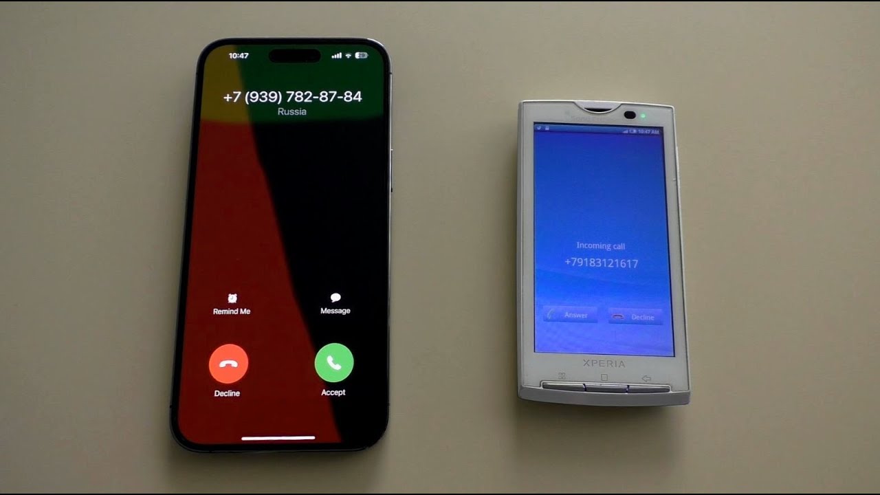 iOS 16 vs Android 1 Incoming Call - YouTube