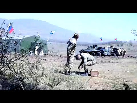 Ordumuz rus sülhməramlıları ilə uzbə uz yeni video görüntülər
