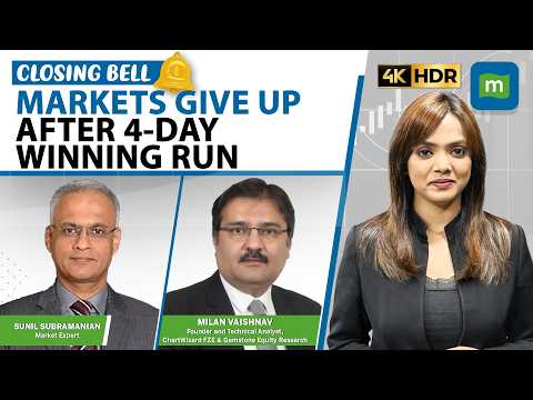 Live: Nifty below 23,400 on expiry day, Oil below $100; realty stocks shine | Closing Bell