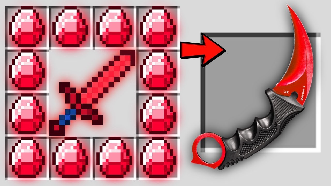 GİZLİ BİLİNMEYEN KARAMBİT BIÇAĞI NASIL YAPILIR? - Minecraft - YouTube