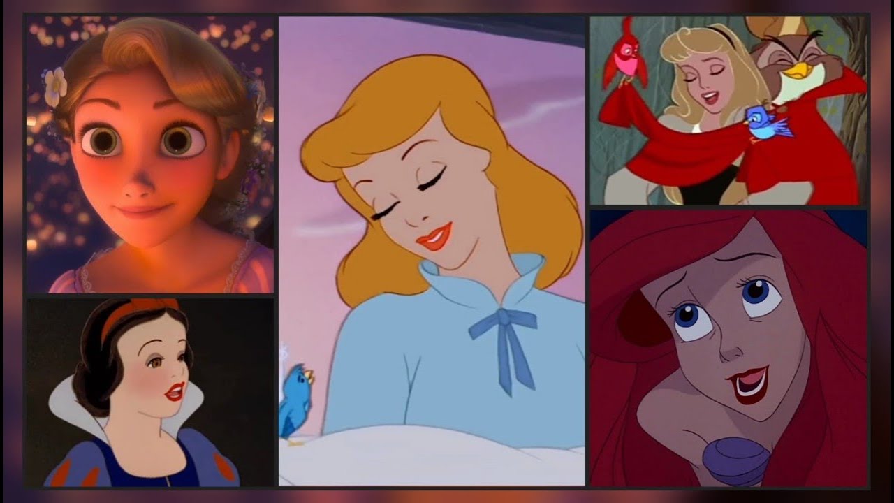 Mix - Disney princesses (in french) [Ariel, Aurore, Belle, Cinderella ...