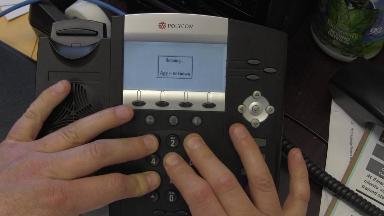 Polycom IP450 Factory Reset - when other methods fail, watch this ...