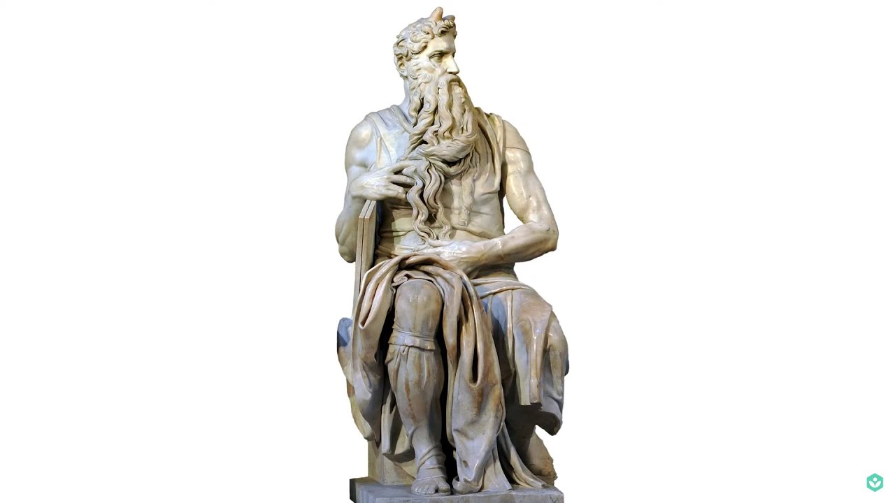 Michelangelo'nun "Musa" Heykeli: Musa'nın Hükmü (Sanat Tarihi) - YouTube