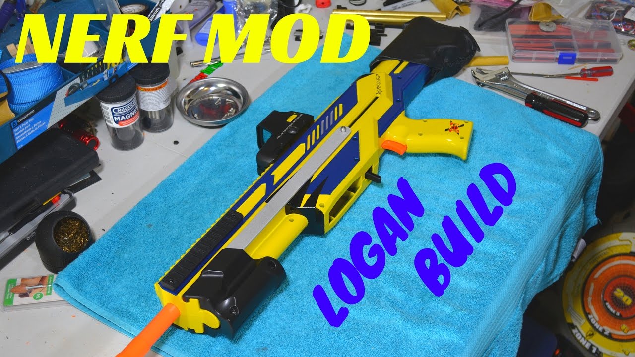 [Nerf Mod] LOGAN XZeus 2 build (sleeper brass breech) - YouTube