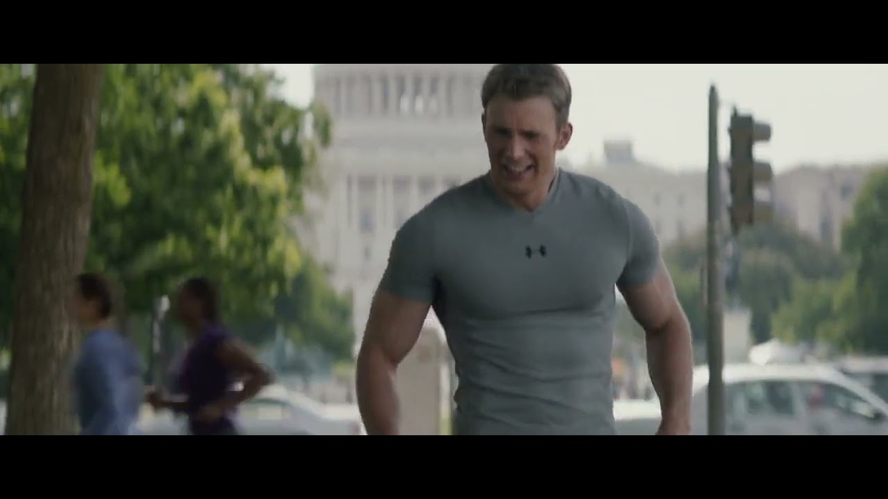 Captain America on your left scene - YouTube