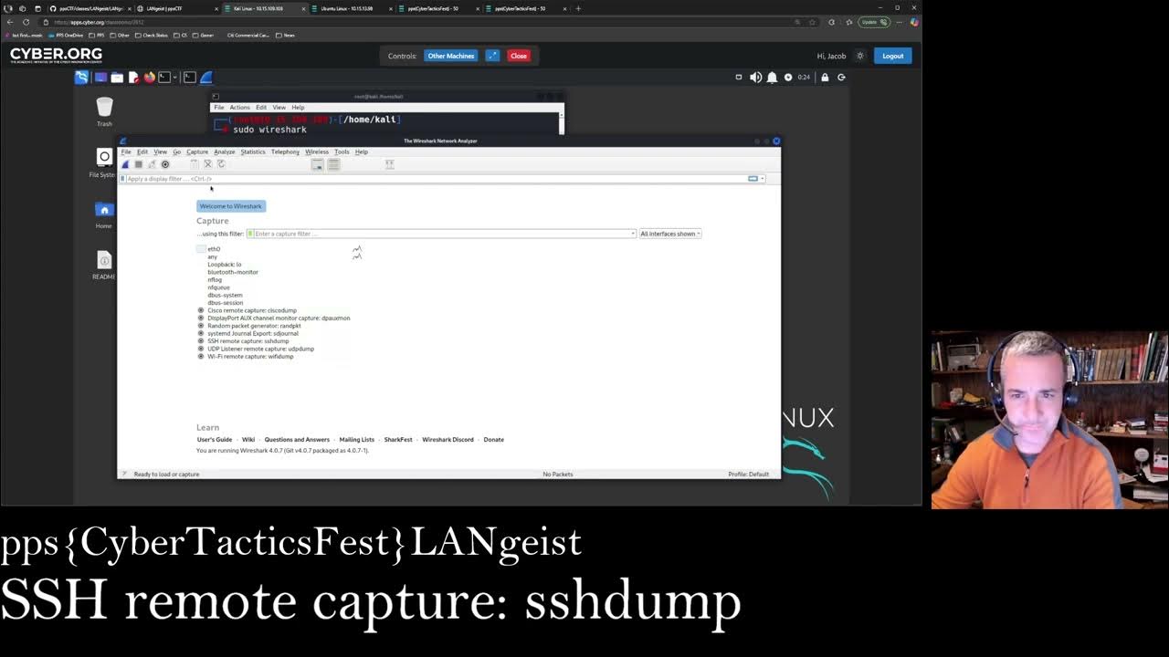 SSH remote capture sshdump - YouTube