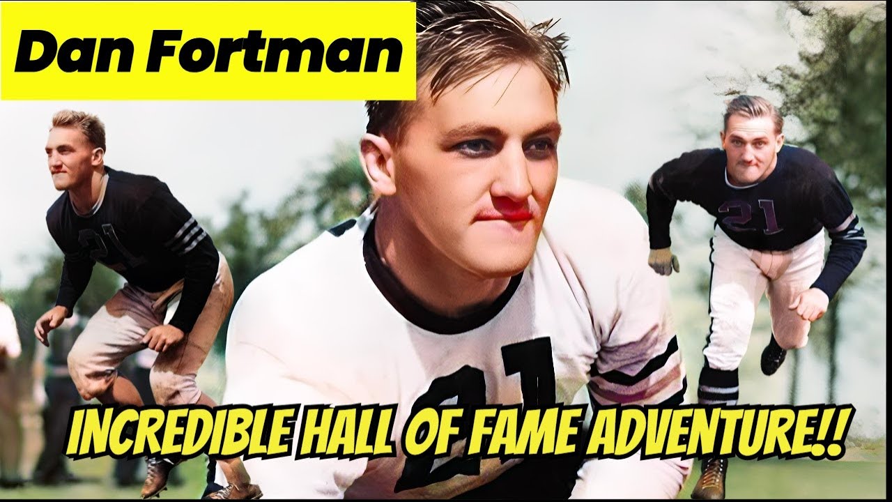 Dan Fortmann NFL hall of fame career Dan Fortmann NFL career highlights ...