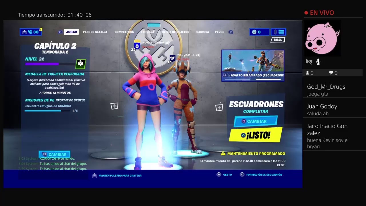 Transmisión de PS4 en directo de kevin_yt_fortnite - YouTube