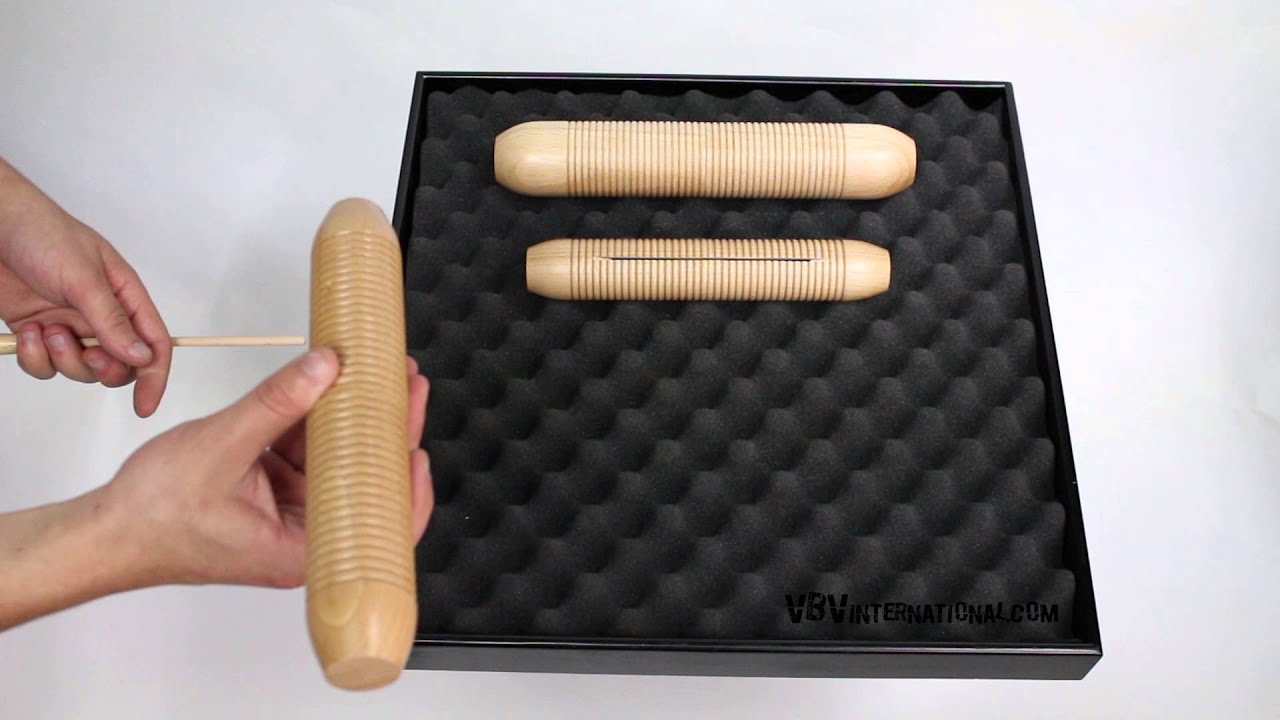 Guiro-Shaker 25cm - Rohema Percussion - YouTube