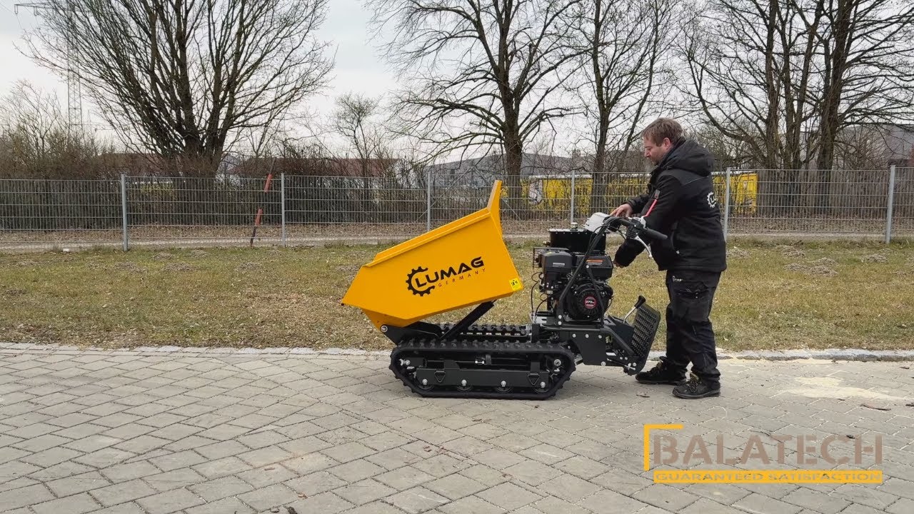 BALATECH s.r.o. Maximálny výkon 💪 benzínovým minidumprom LUMAG MD 500H ...