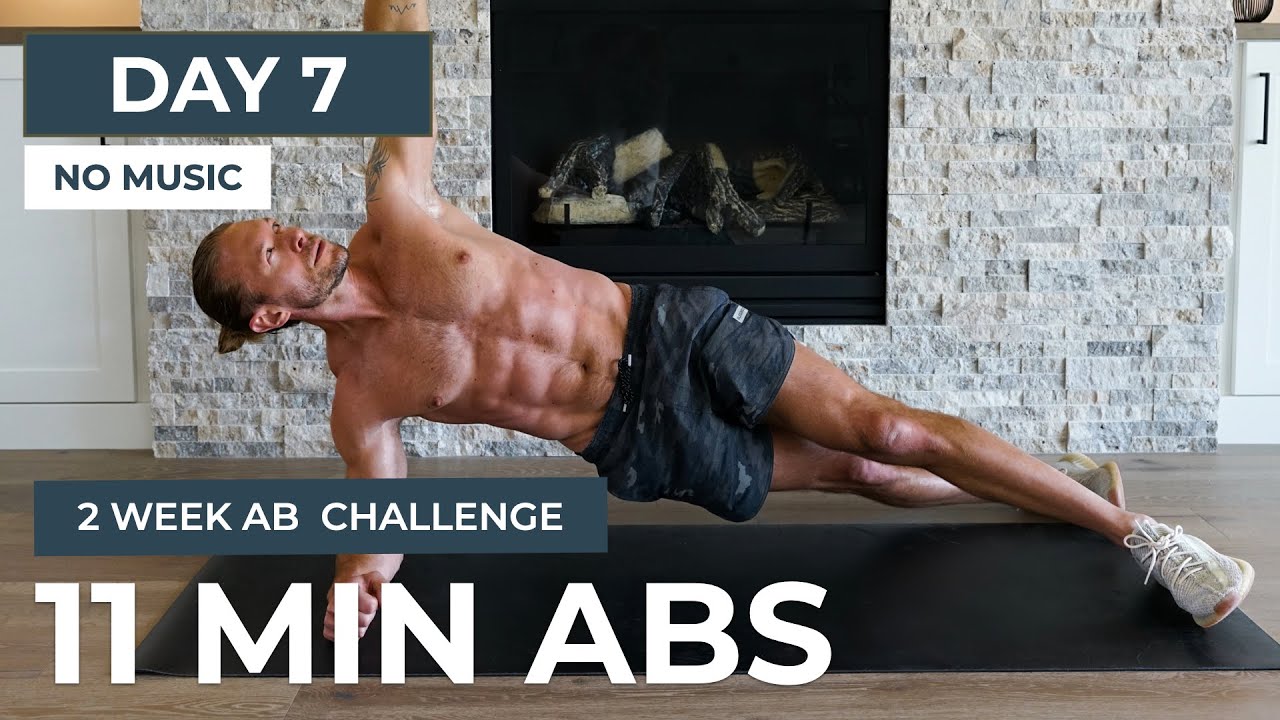 Day 7: 11 Min ABS WORKOUT at Home // Shredded: 2 Week Ab Challenge ...