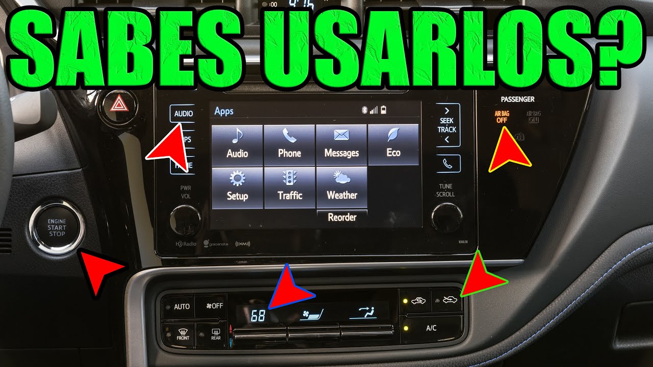 APRENDE a USAR los BOTONES de tu AUTO! - YouTube