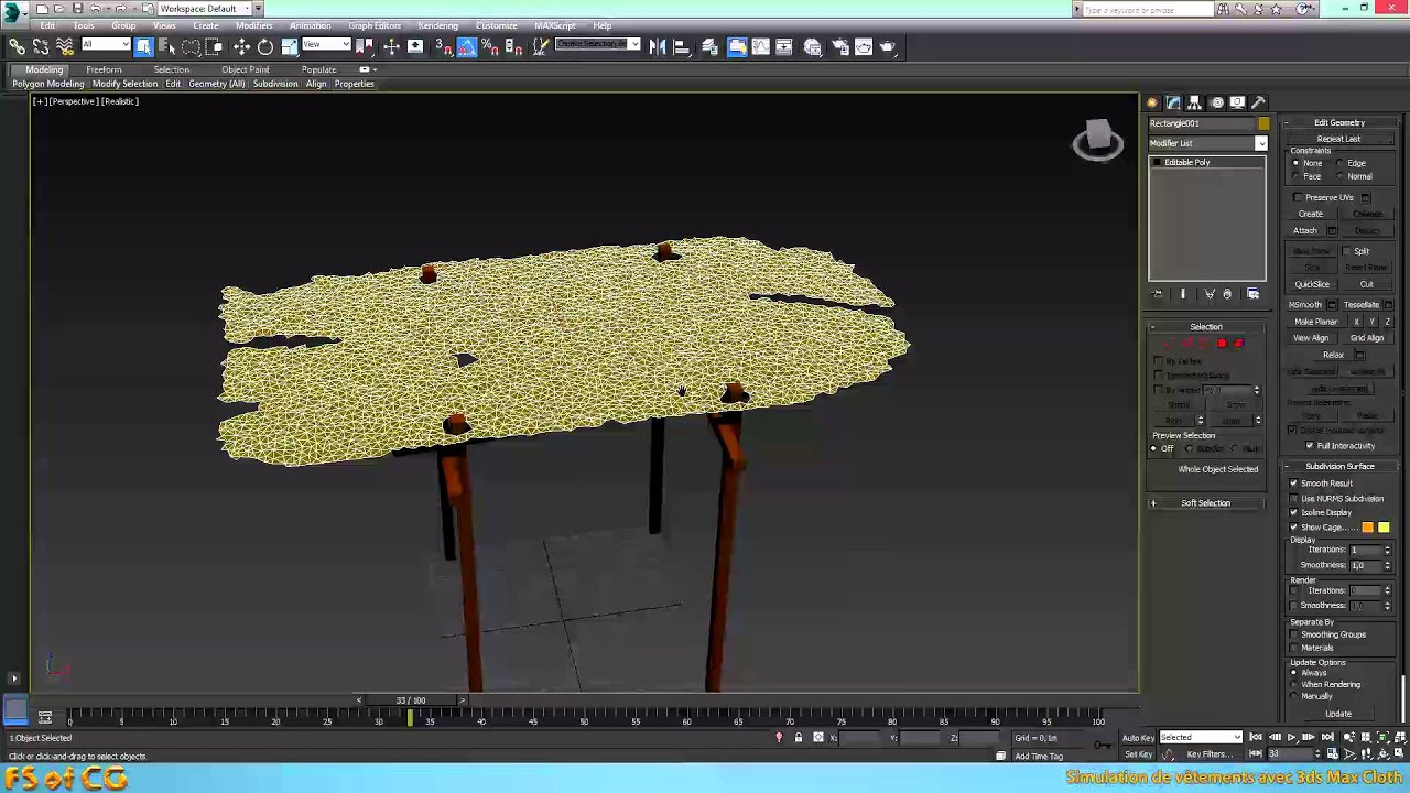 Tuto Cloth, la simulation de vêtements dans 3ds Max - YouTube