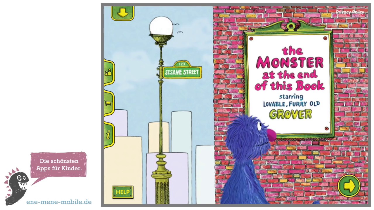 Schöne Kinderbuch-App 📕 The Monster at the end of this book 📕 App ...