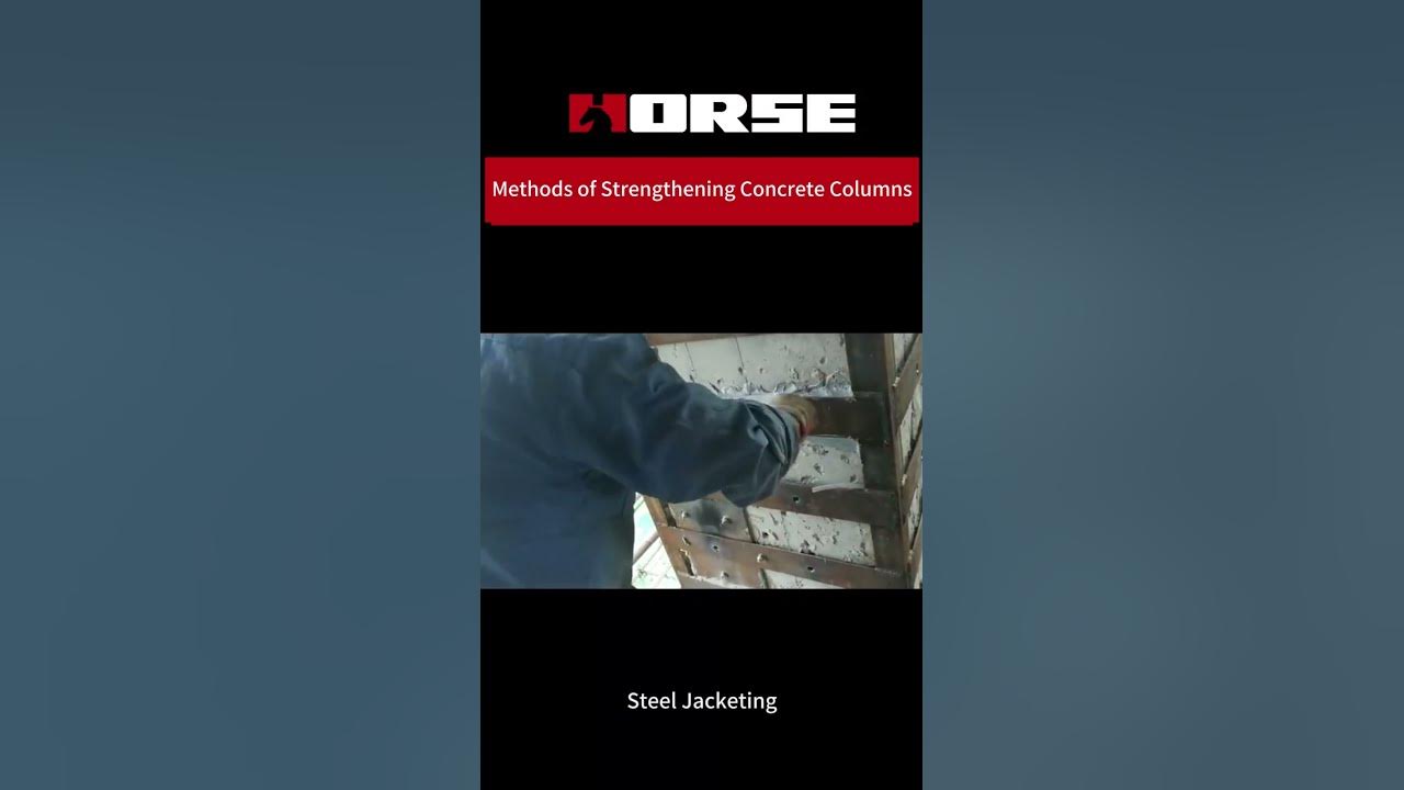 Three Methods of Strengthening Concrete Columns - YouTube