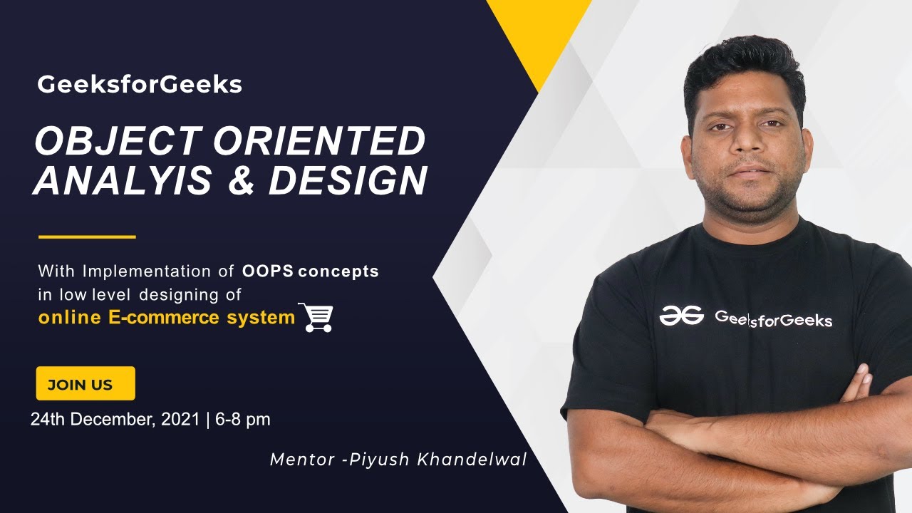 Object Oriented Analysis and Design | Piyush Khandelwal | Winter Interview Series - YouTube