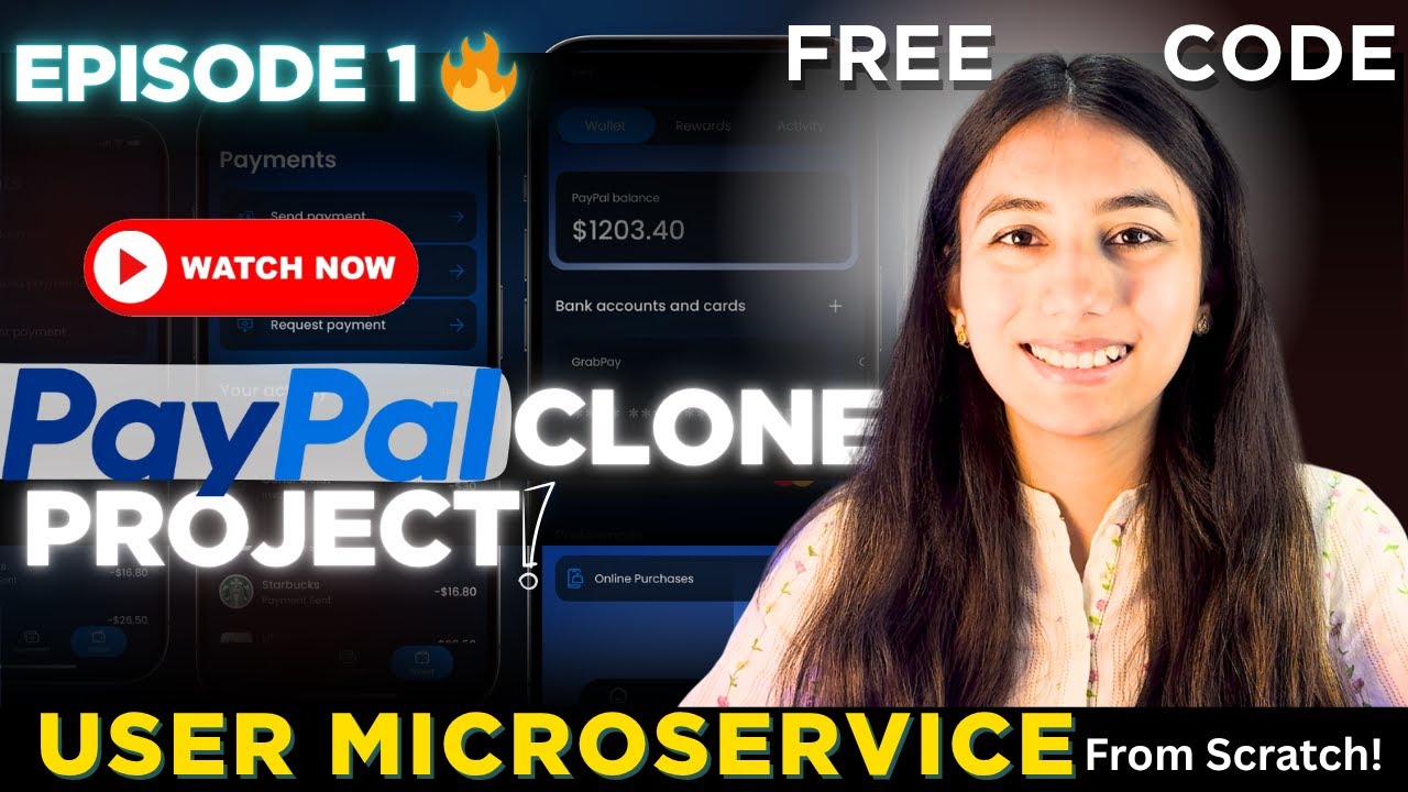 Build a Production-Grade PayPal Clone 🔥 User Microservice with Spring Boot (Ep 1) - YouTube