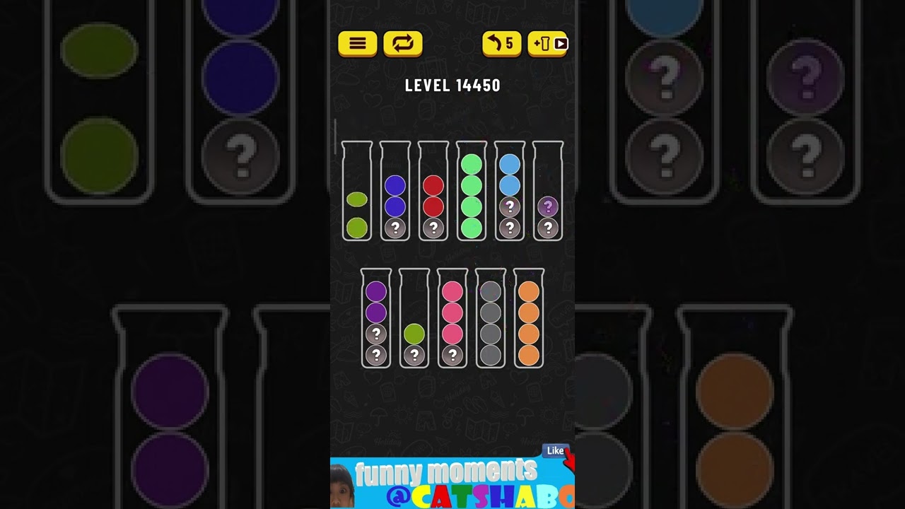 Ball Sort Puzzle Level 14450 - YouTube