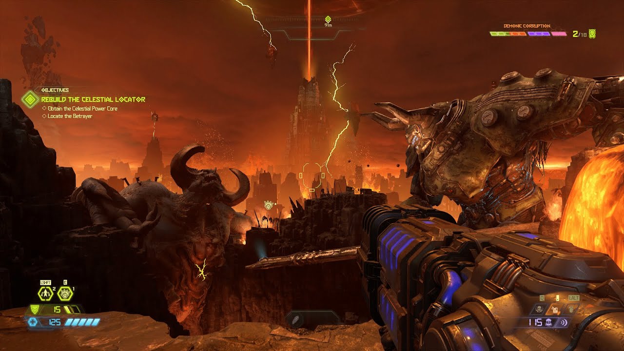 Going Down Terminator Style | Doom Eternal Gameplay - YouTube