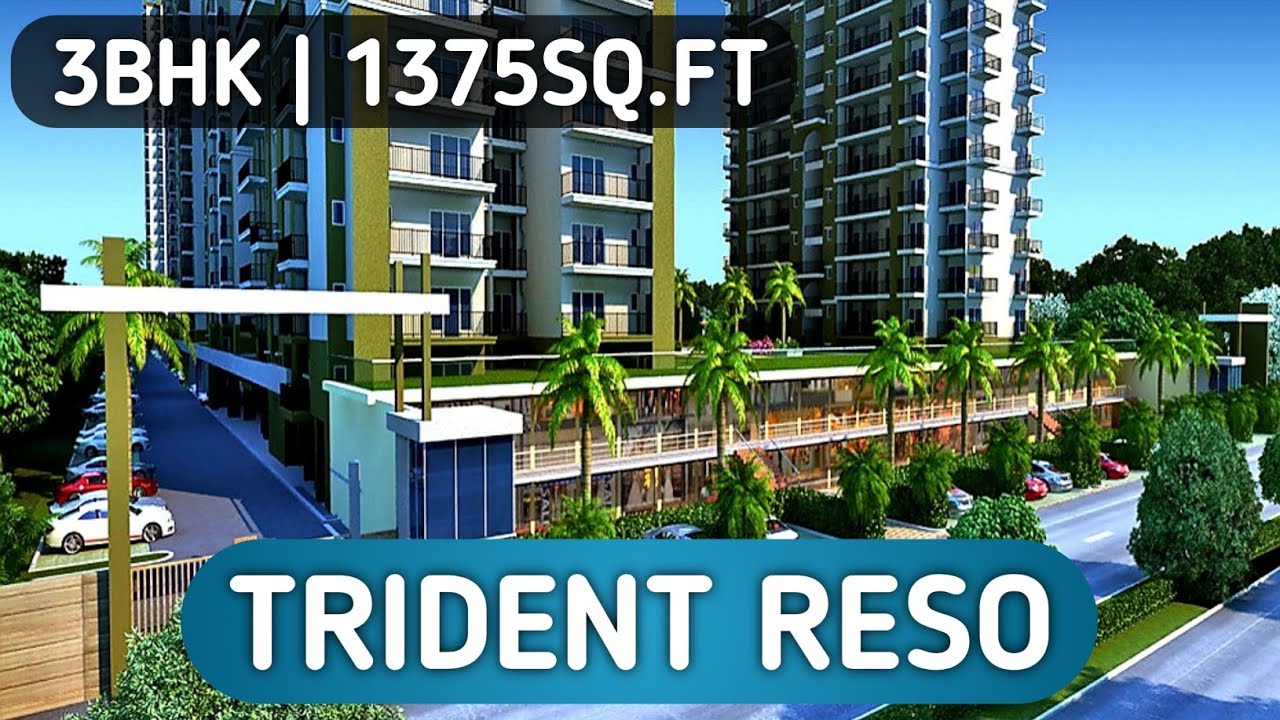 3BHK | 1375SQ.FT | TRIDENT RESO |SECTOR 01 GN EXTENSION #3bhk #noida # ...