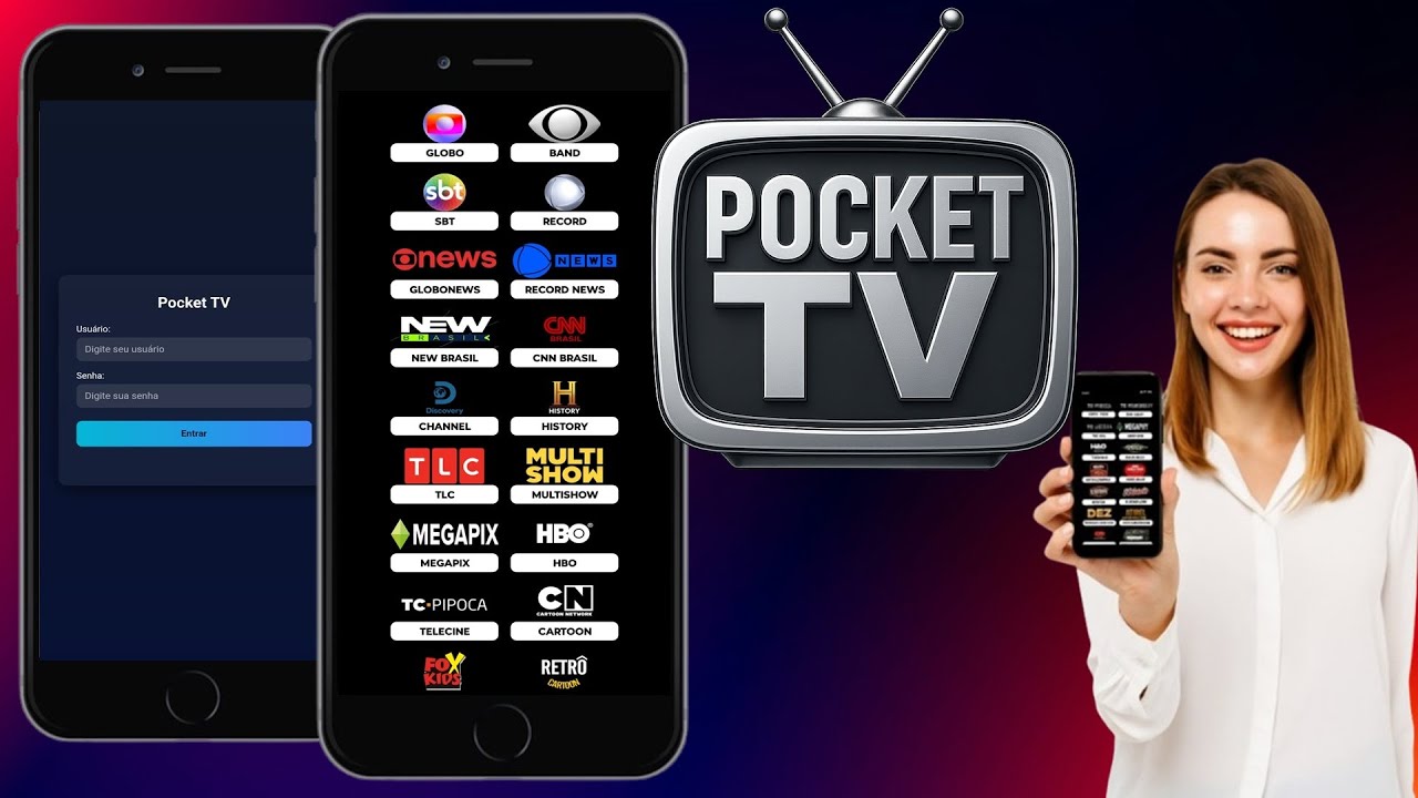 Não é IPTV! é OTT, Tecnologia Premium - Conheça o app Pocket TV - YouTube