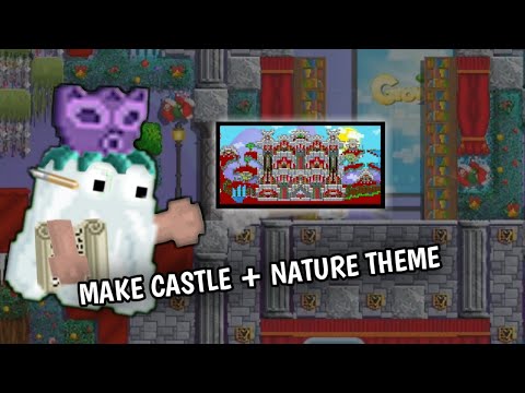 Buat Guild Home Tema Castle - Growtopia - YouTube