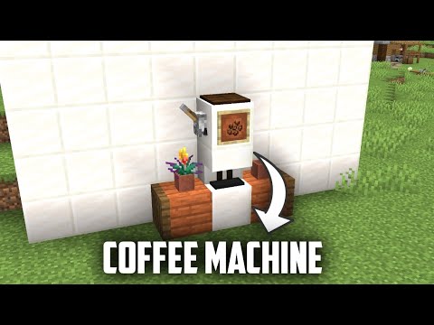 COFFEE MACHINE BUILD FOR YOUR MINECRAFT WORLD | #minecraft #subscribe # ...