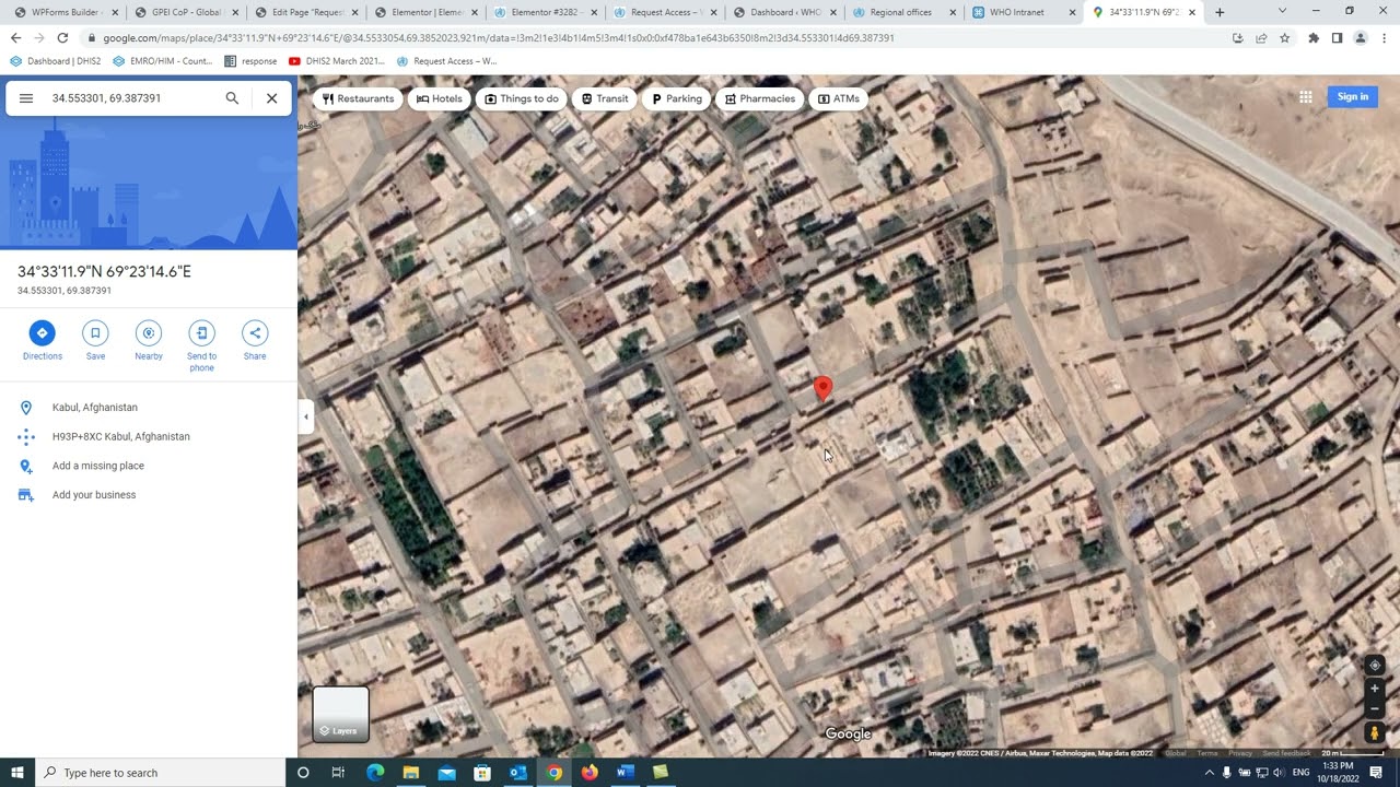 How to verify GPS coordinates of a health facility using Google Map ...