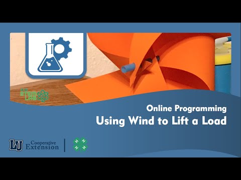 STEM Activity - Using Wind to Lift a Load - YouTube