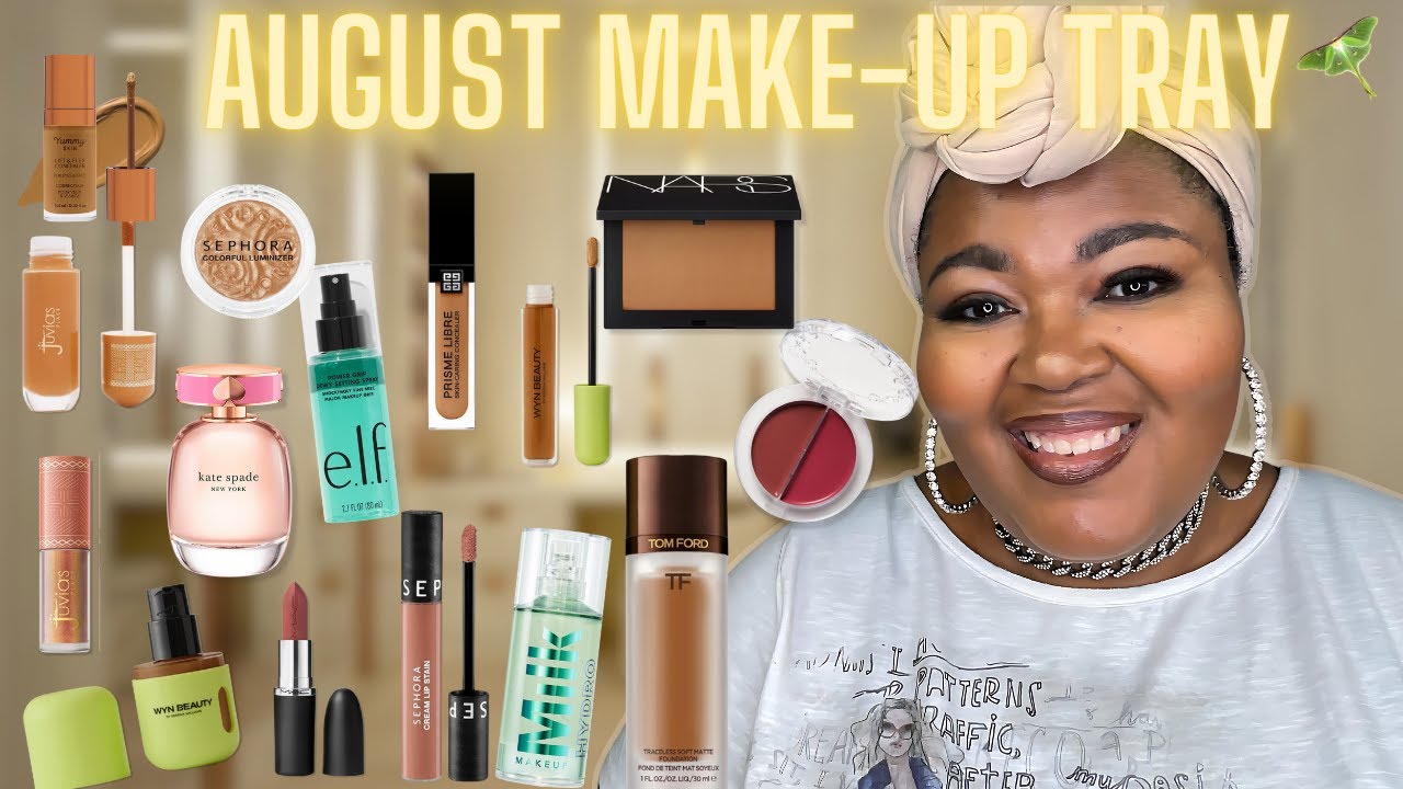 My August Makeup Tray |The Beautie Cypher - YouTube