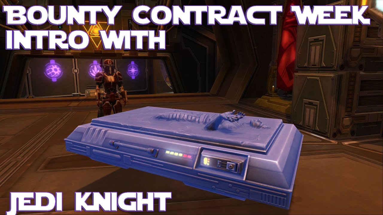 SWTOR - Bounty Contract Week - Intro with Jedi Knight - YouTube