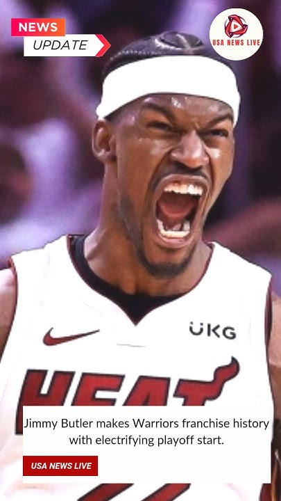 Jimmy Butler makes Warriors franchise history - YouTube